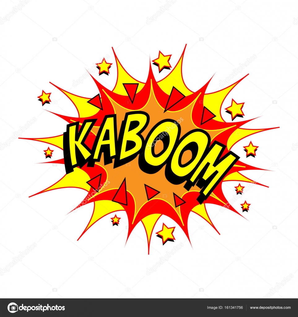 Cartoon Vector Kaboom Stock Vector Image by ©eyematrix #161341756