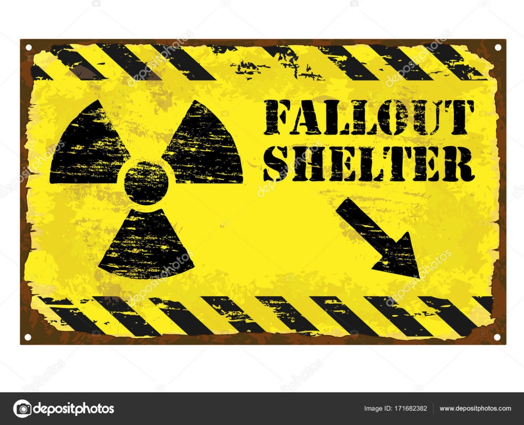 Nuclear Fallout Shelter Sign