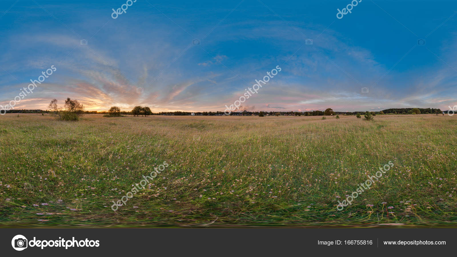 3D spherical panorama with 360 viewing angle. Ready for virtual reality ...