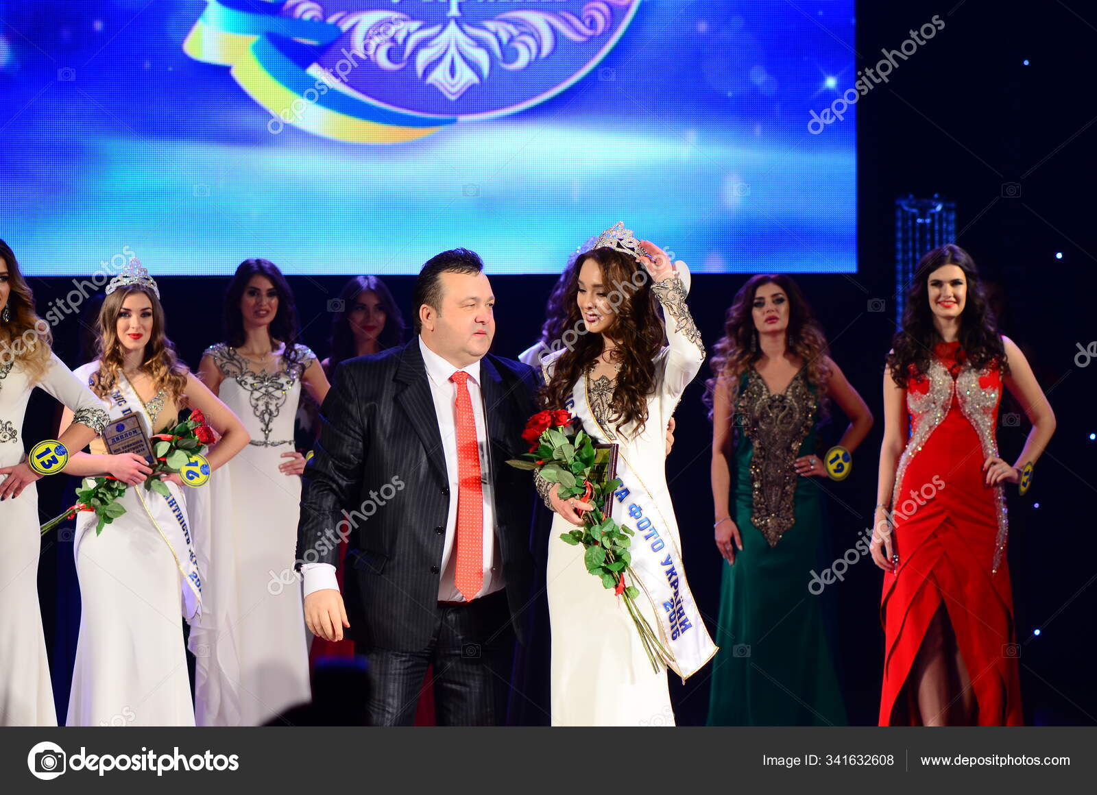Final National Contest Miss Princess Ukraine — Stock Editorial Photo ...