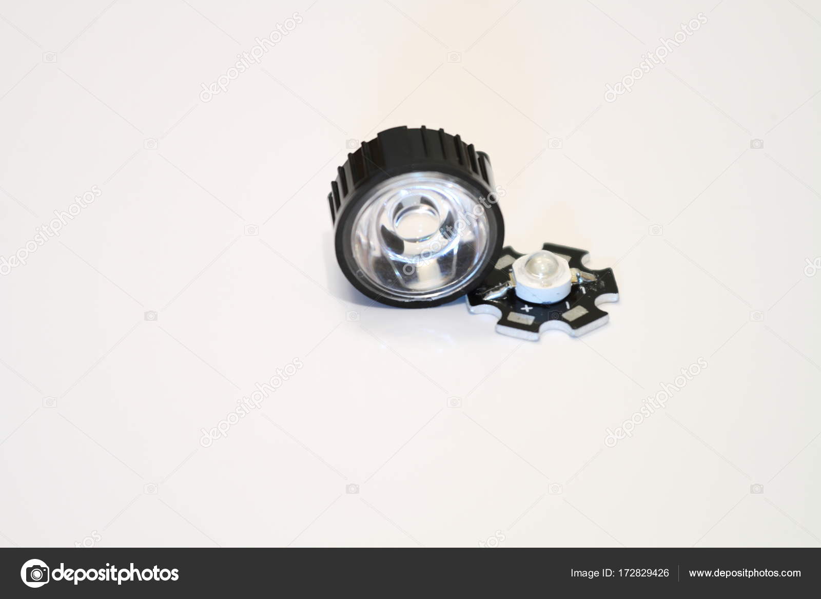 Soldering light-emitting diodes LED with own hands Stock Photo by ©DOS ...