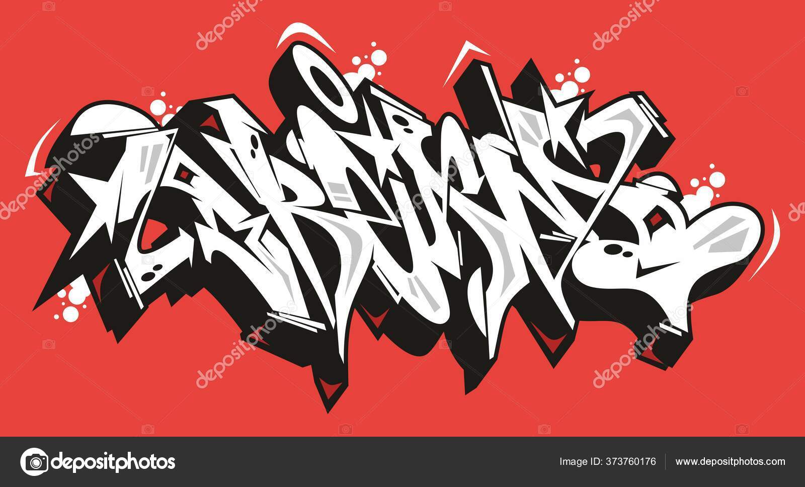 Design The Word Dream In Graffiti