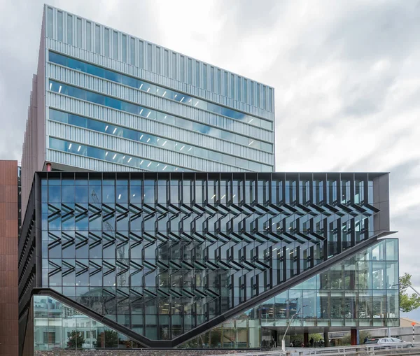 Science center University of Auckland glass facade. - Stock Image ...