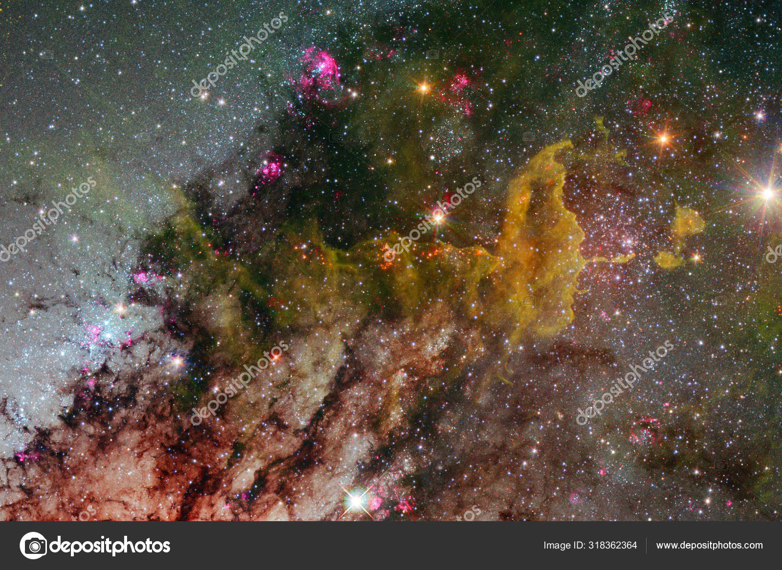 Nebula in outer space. Elements of this image furnished by NASA — Stock ...