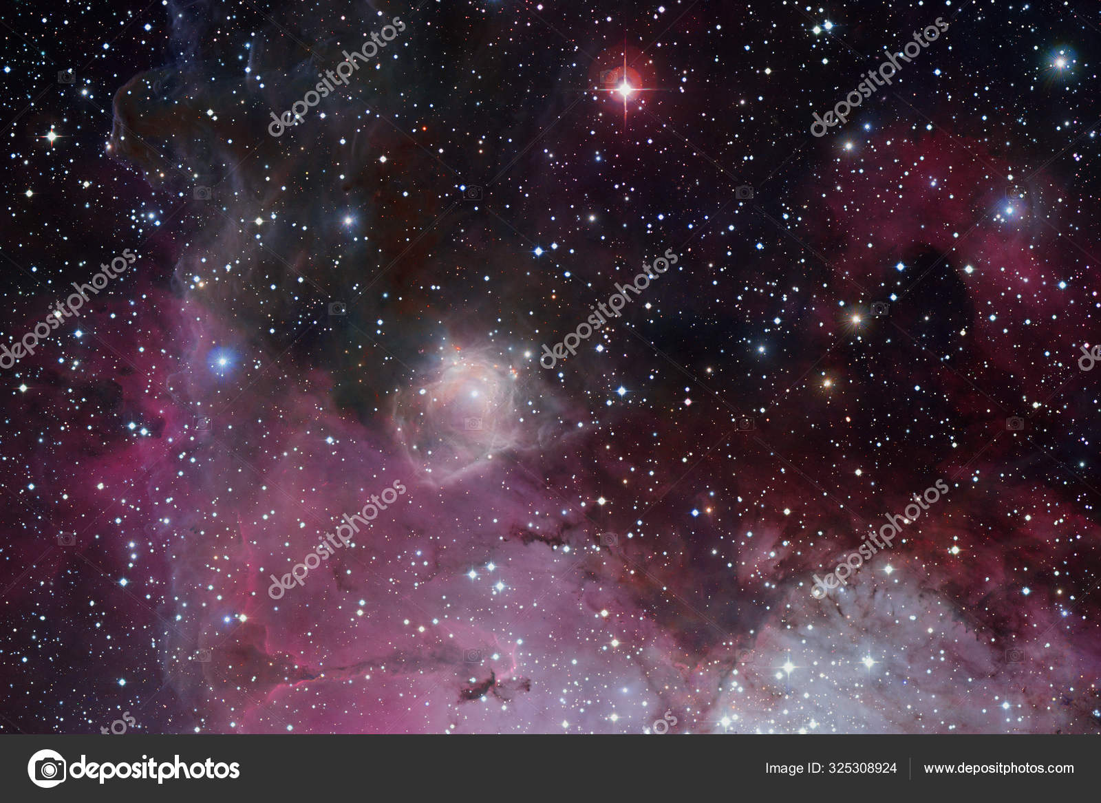 Starfield in outer space many light years far from the Earth. — Stock ...