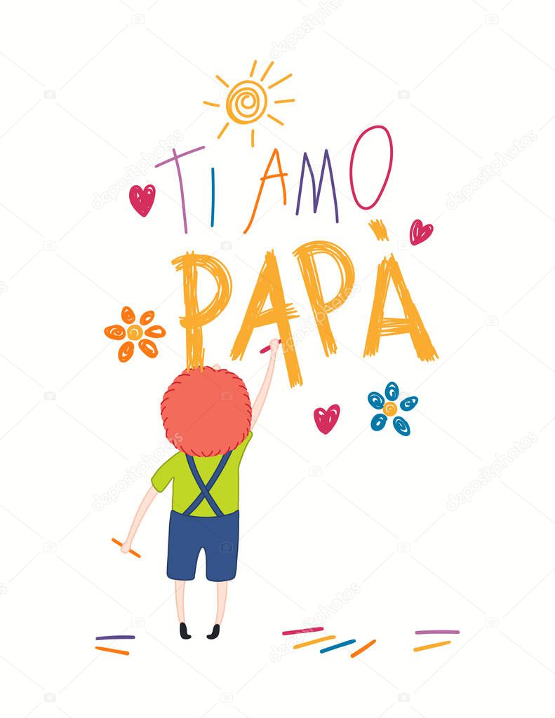 diseño de banner con dibujos animados lindo niño dibujo con lápices de ...