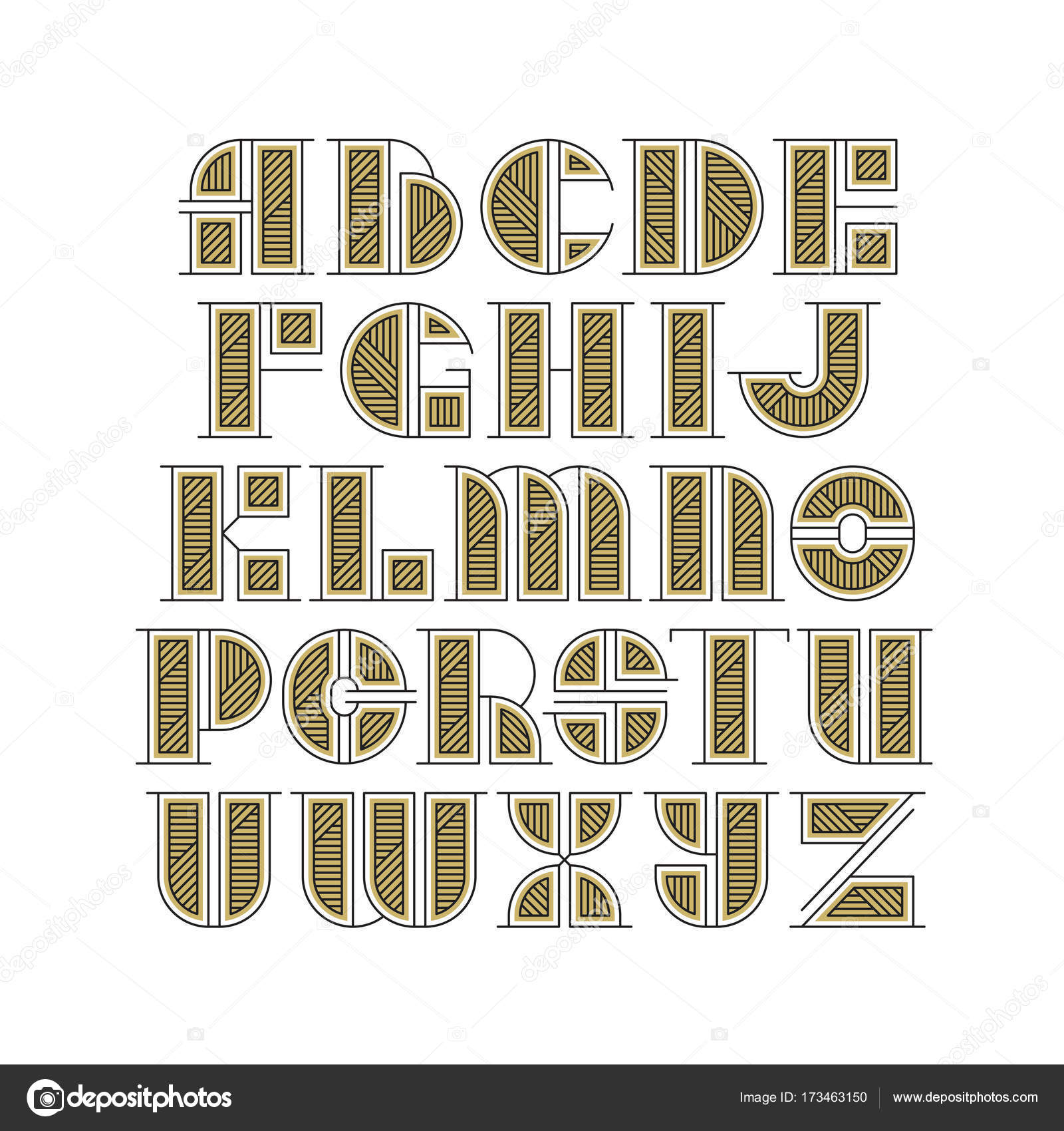 Vector drop caps' set. Stock Vector by ©Zubroffka 173463150