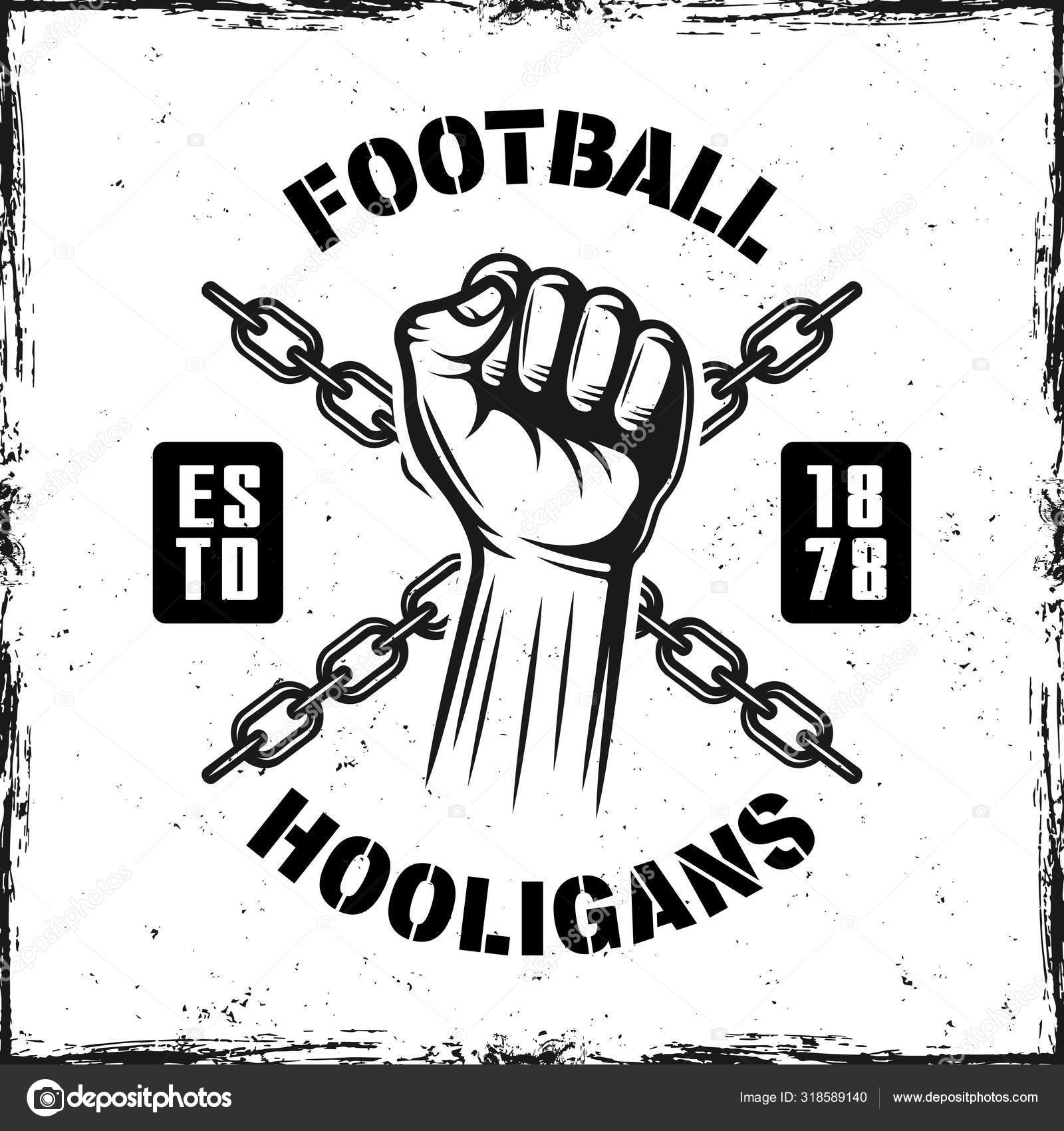 Logotipo Do Futebol Dos Hooligans
