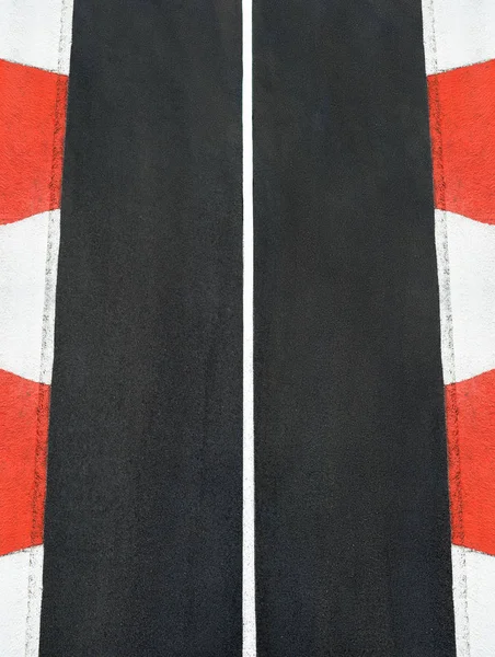 Texture of race asphalt and curb on Grand Prix circuit — Stock Photo ...