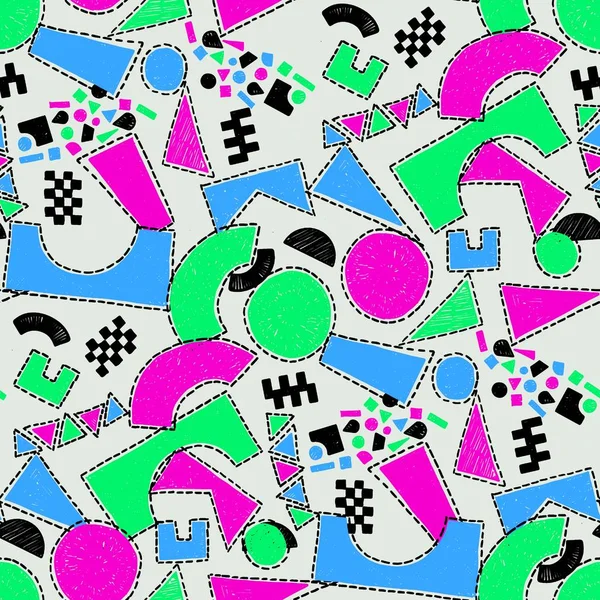 Seamless background 80s — Stock Vector © Stepanza #81135640