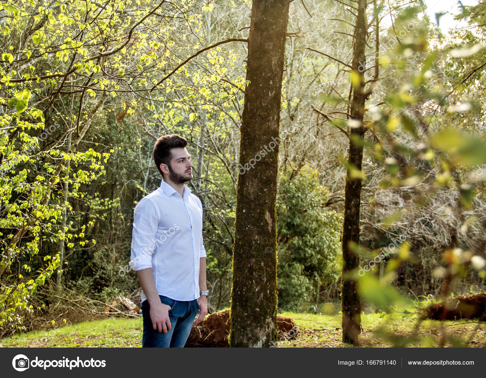 Boy Standing Sideways