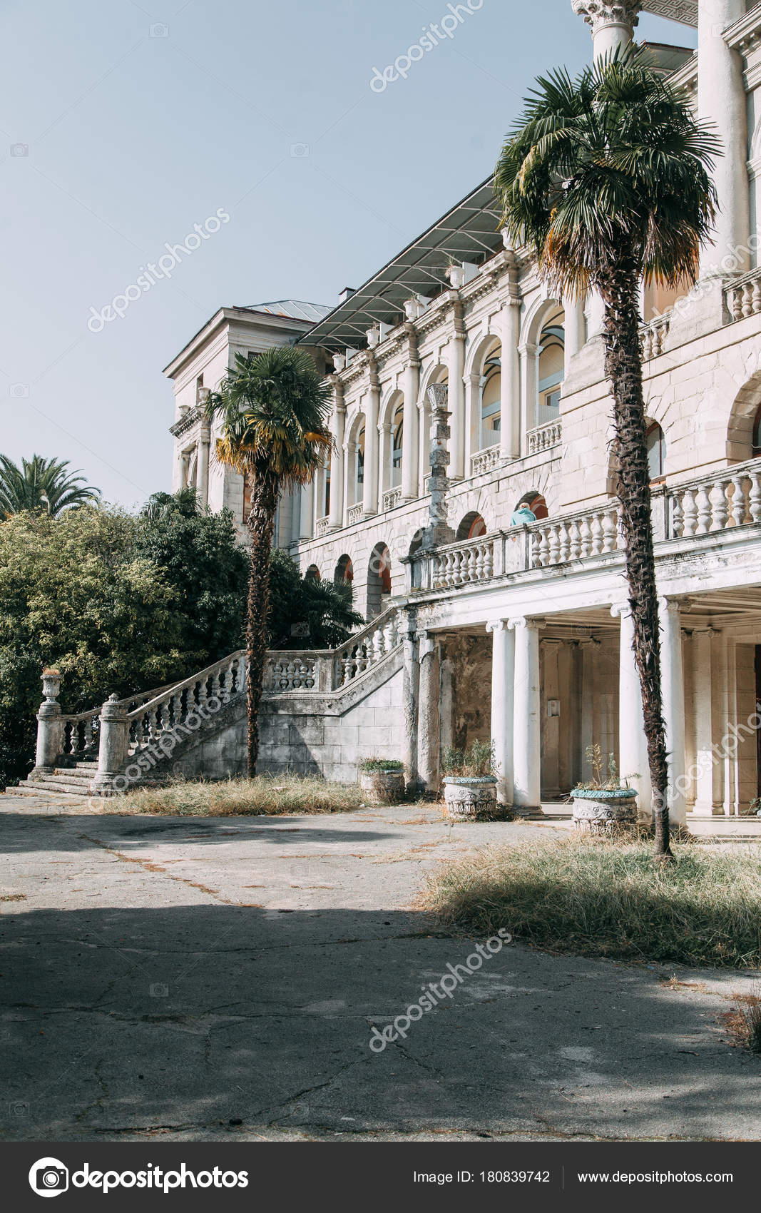 Architecture Old Buildings South Russia Sanatorium Sochi Stock Photo by ...