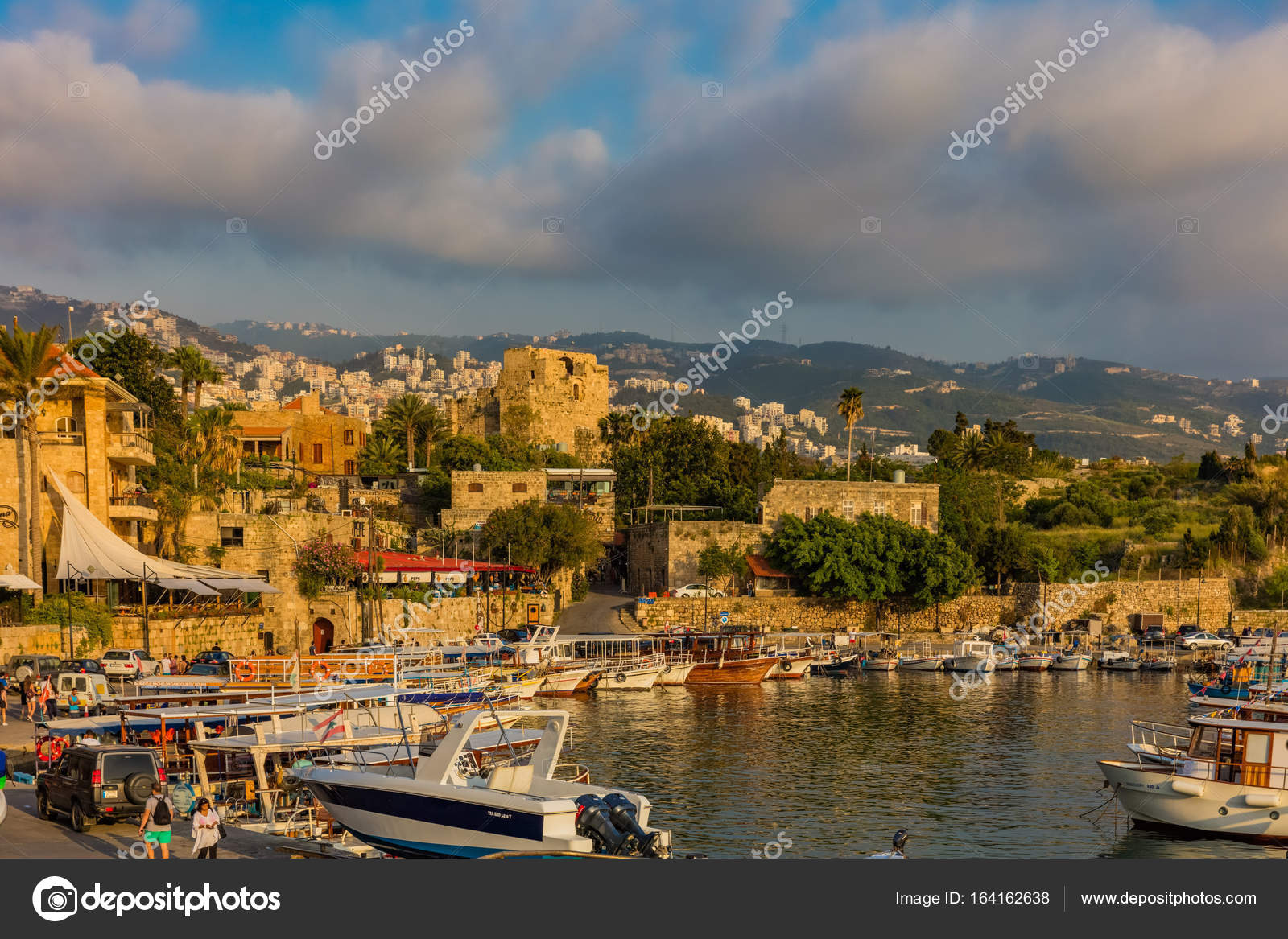 Byblos Jbeil Ancient old harbour port Lebanon – Stock Editorial Photo ...