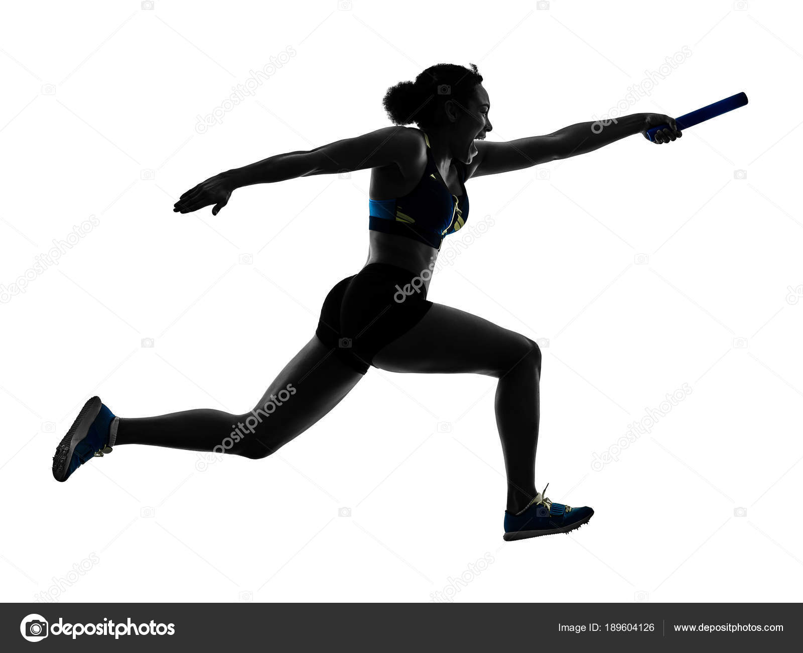 Girl Sprinter Silhouette