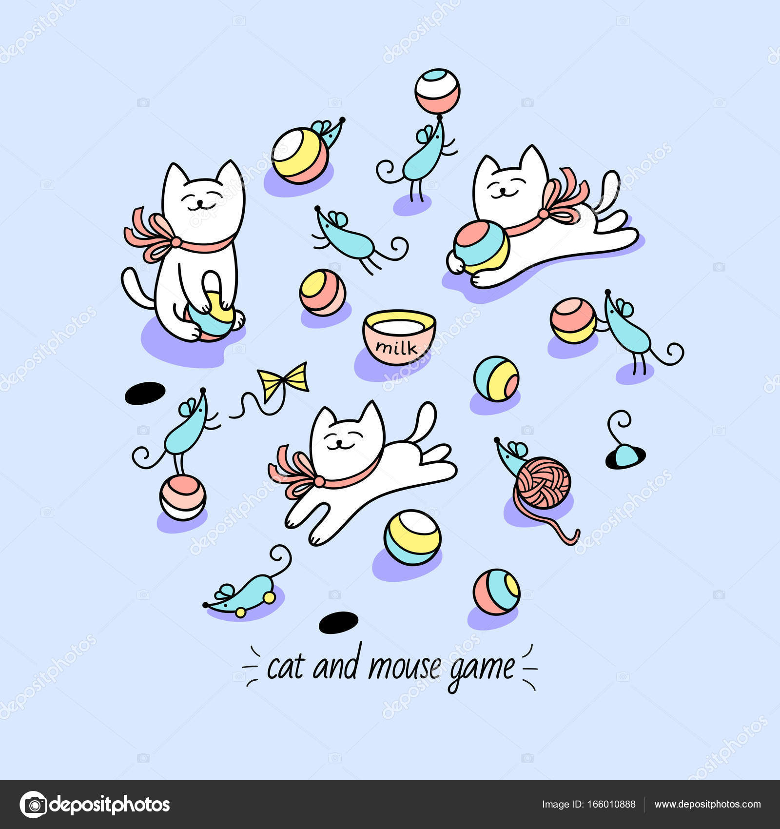 Cat and mouse game. Stock Vector Image by ©ana_p #166010888