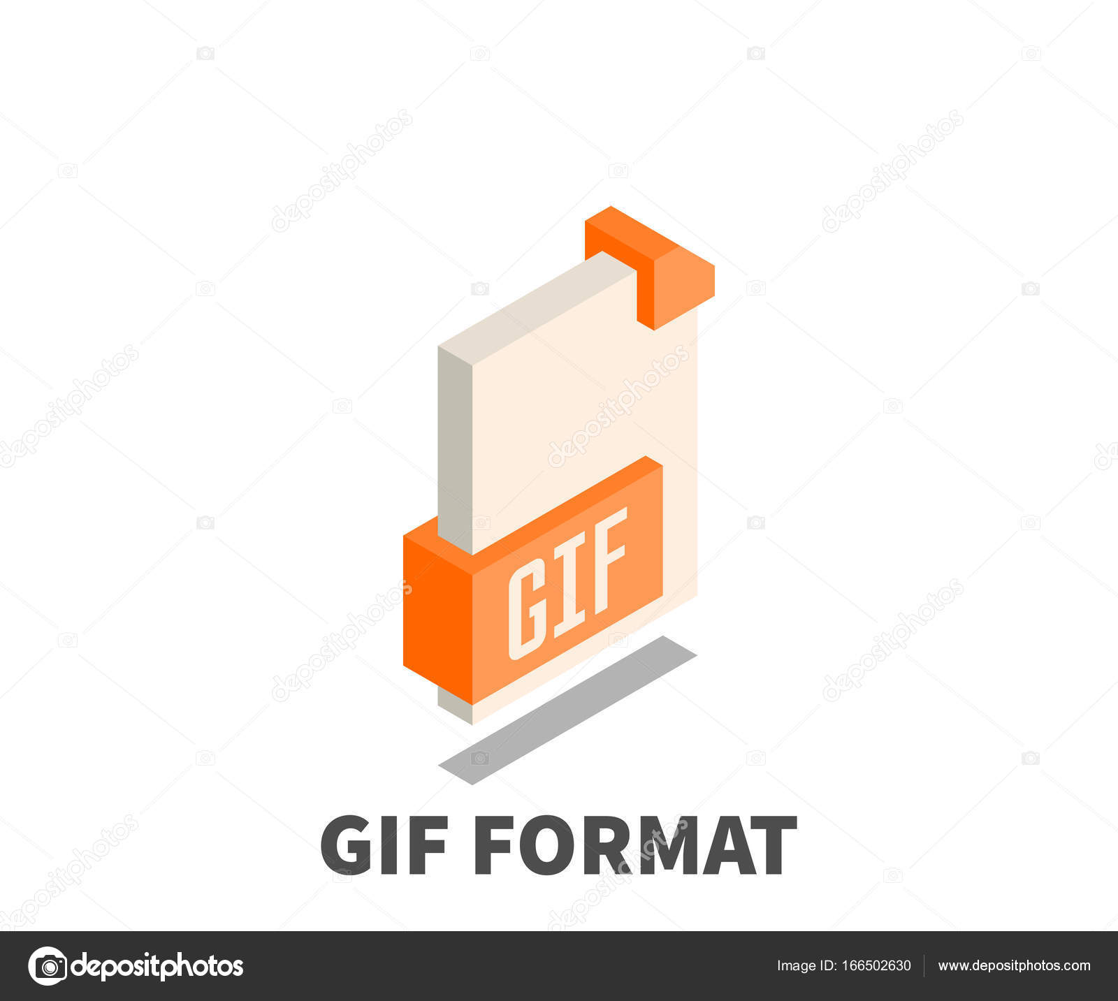 Image file format GIF icon, vector symbol. Stock Vector Image by ...