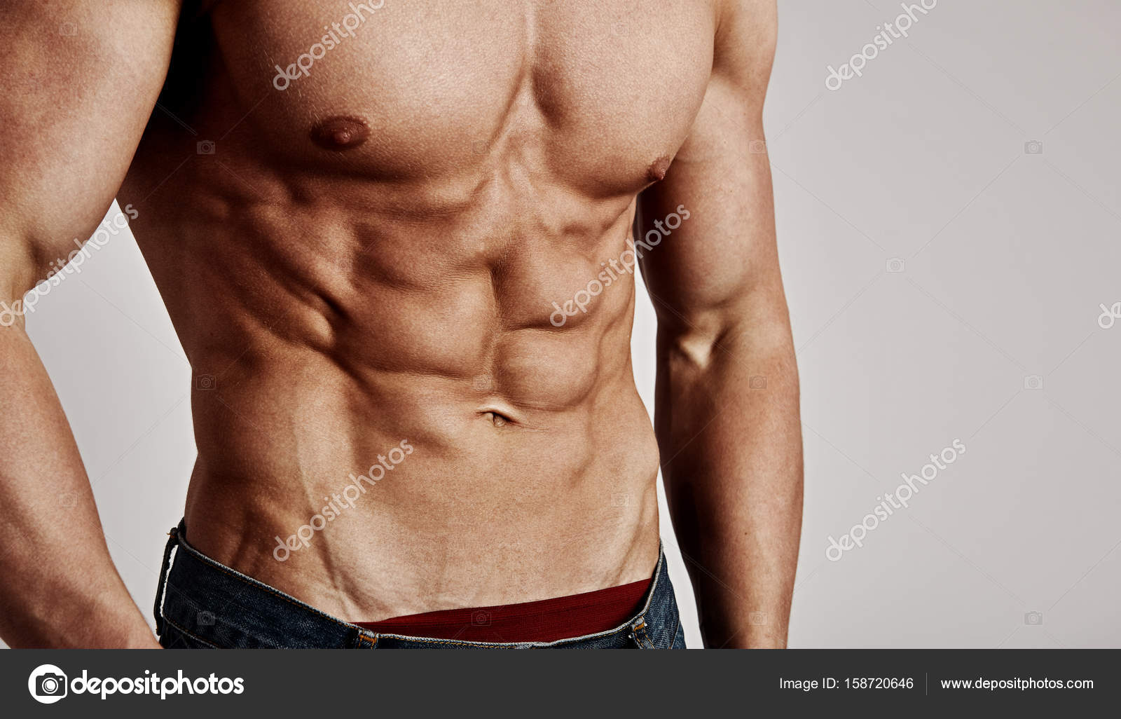 Six pack abs Stock Photo by ©stasique 158720646