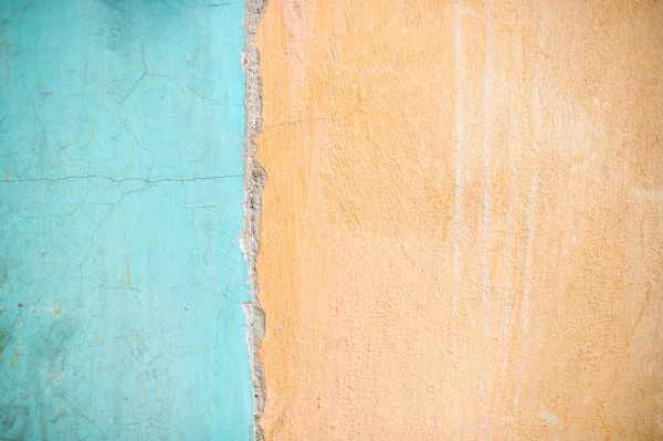 two colour texture background turquoise and orange - Stock Image ...