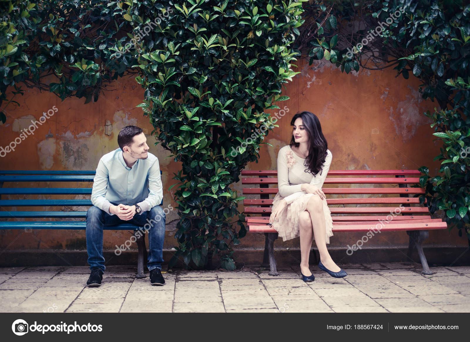 Person Sitting On Bench