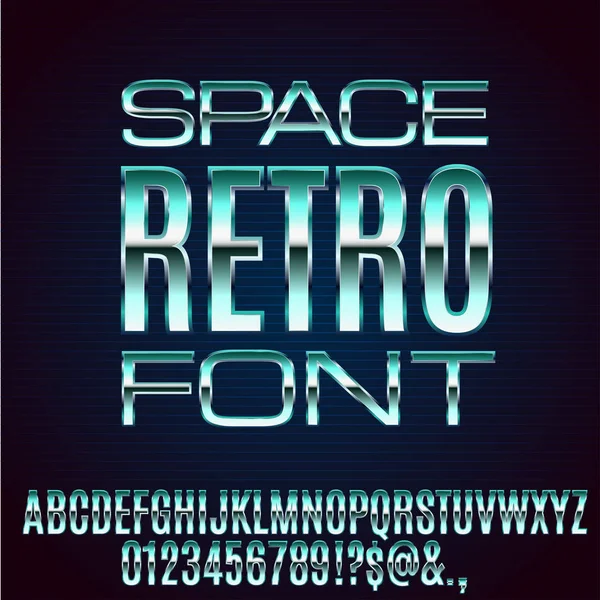 Retro Future Font Stock Vector Image by ©iunewind #141048488