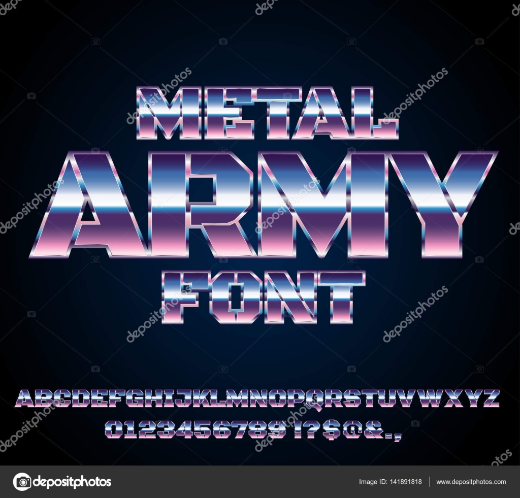 Retro Future Font Stock Vector Image by ©iunewind #141891818