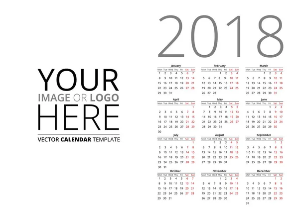 Calendar 2017 mockup — Stock Vector © iunewind #123626680