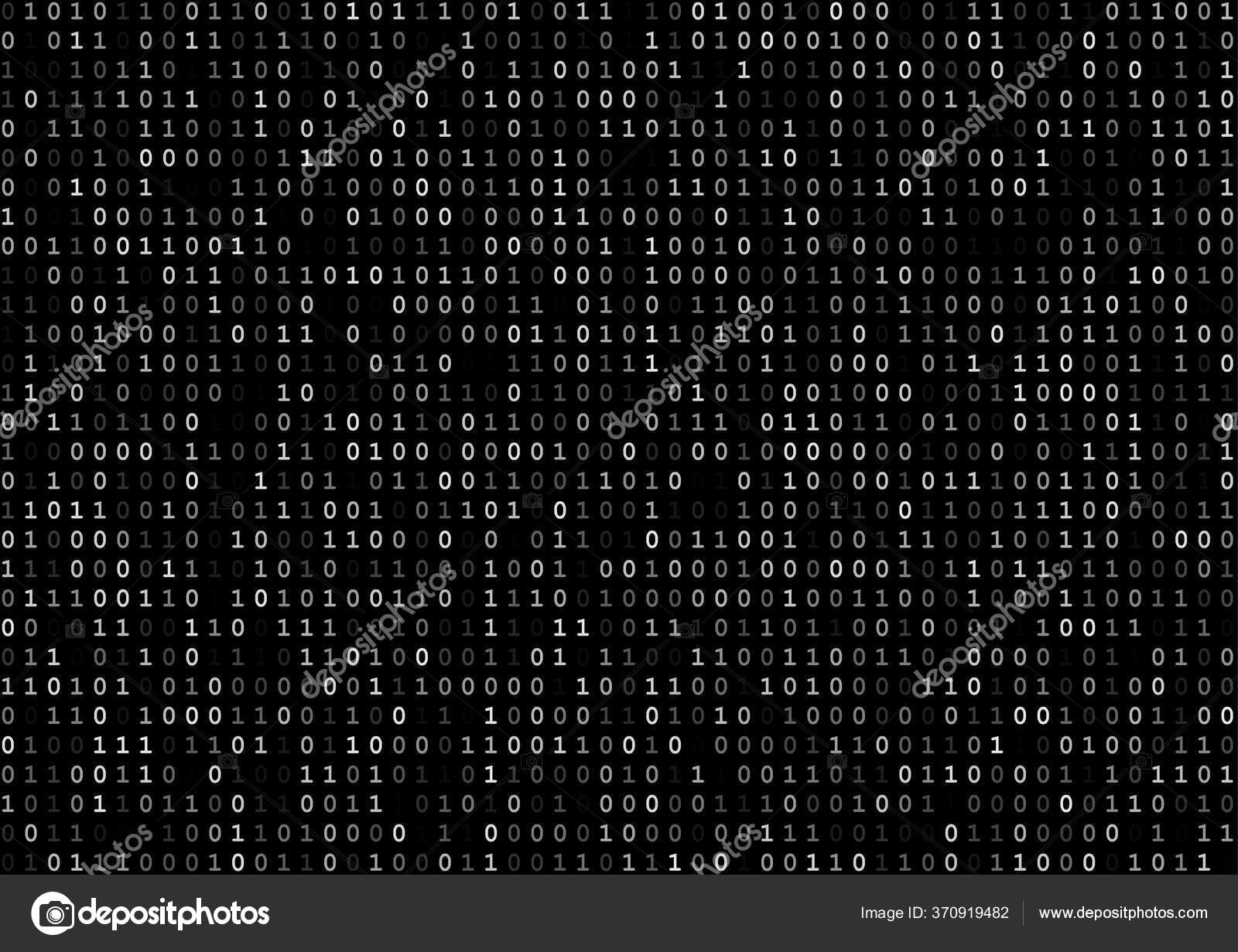 Dark binary code Stock Vector Image by ©iunewind #370919482