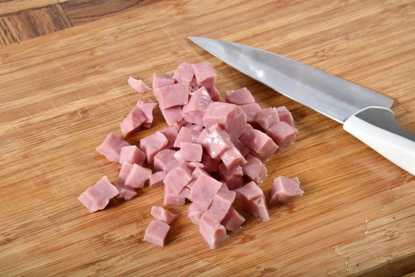 Diced ham Stock Photo by ©MSPhotographic 29384775