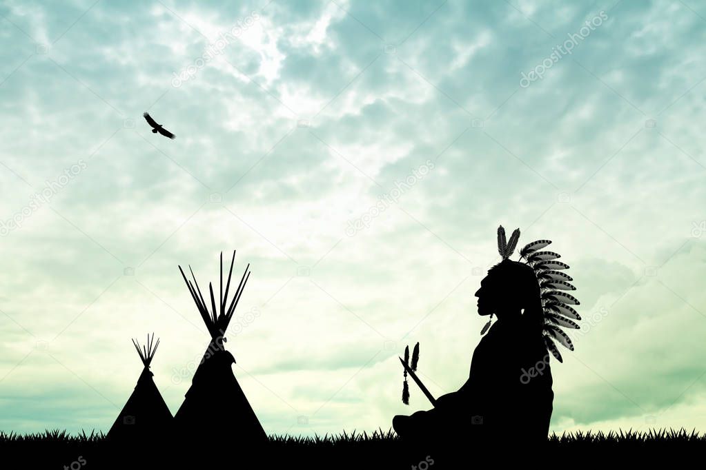 Native American Indian — Stock Photo © adrenalina #129815594