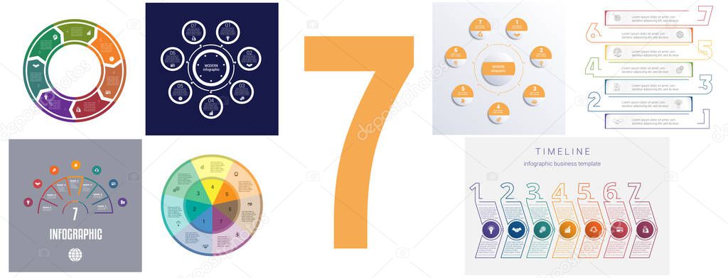 Infographic 7 Vector Art Stock Images | Depositphotos