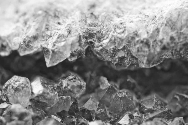 Beautiful Black White Crystal Surface Macro Abstract Background Stock ...