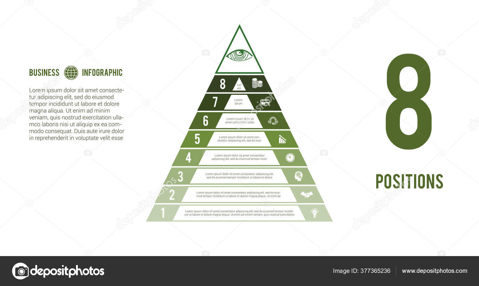 Image vectorielle Modèle D'infographie Des Processus Opérationnels ...