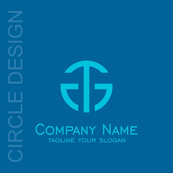 Circle T letter logo, creative logo simple design. - Stock Image ...