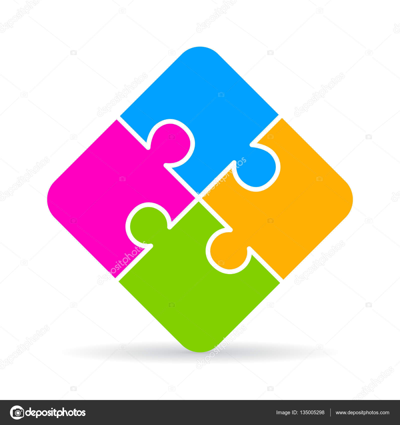 Jigsaw puzzle icon Stock Vector by ©Arcady 135005298