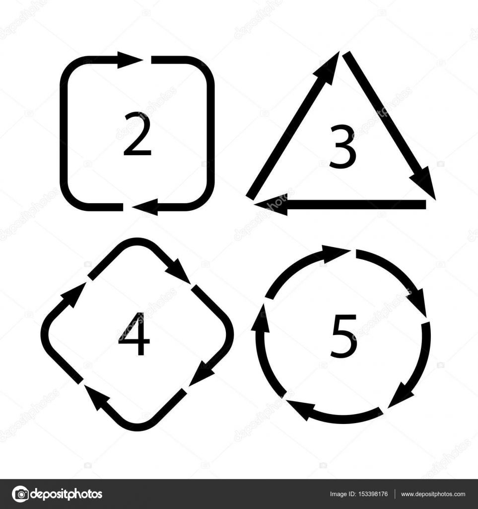 Arrow cycle diagram Stock Vector by ©Arcady #153398176