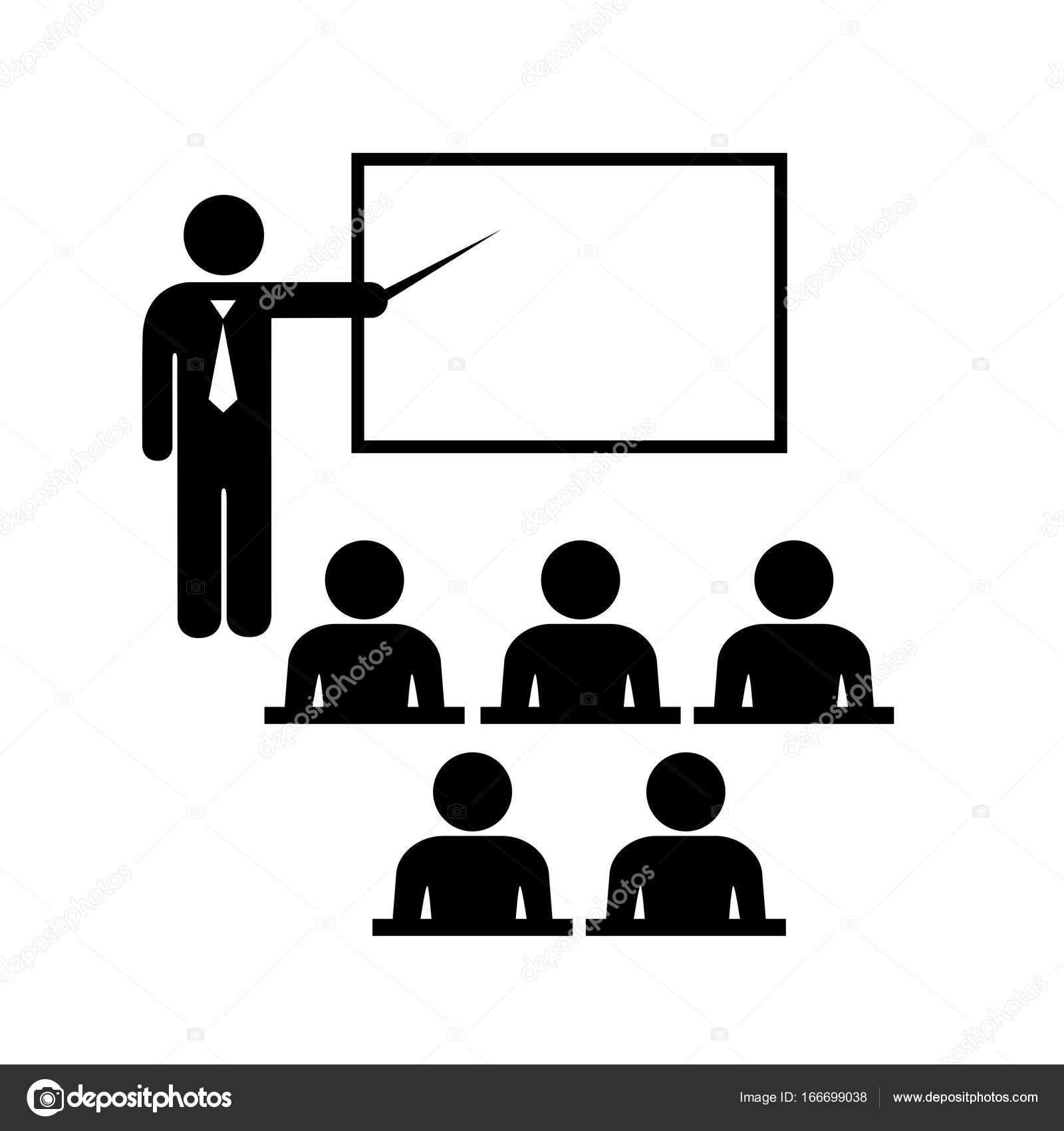 Male teacher vector icon with pointer Stock Vector Image by ©Arcady ...