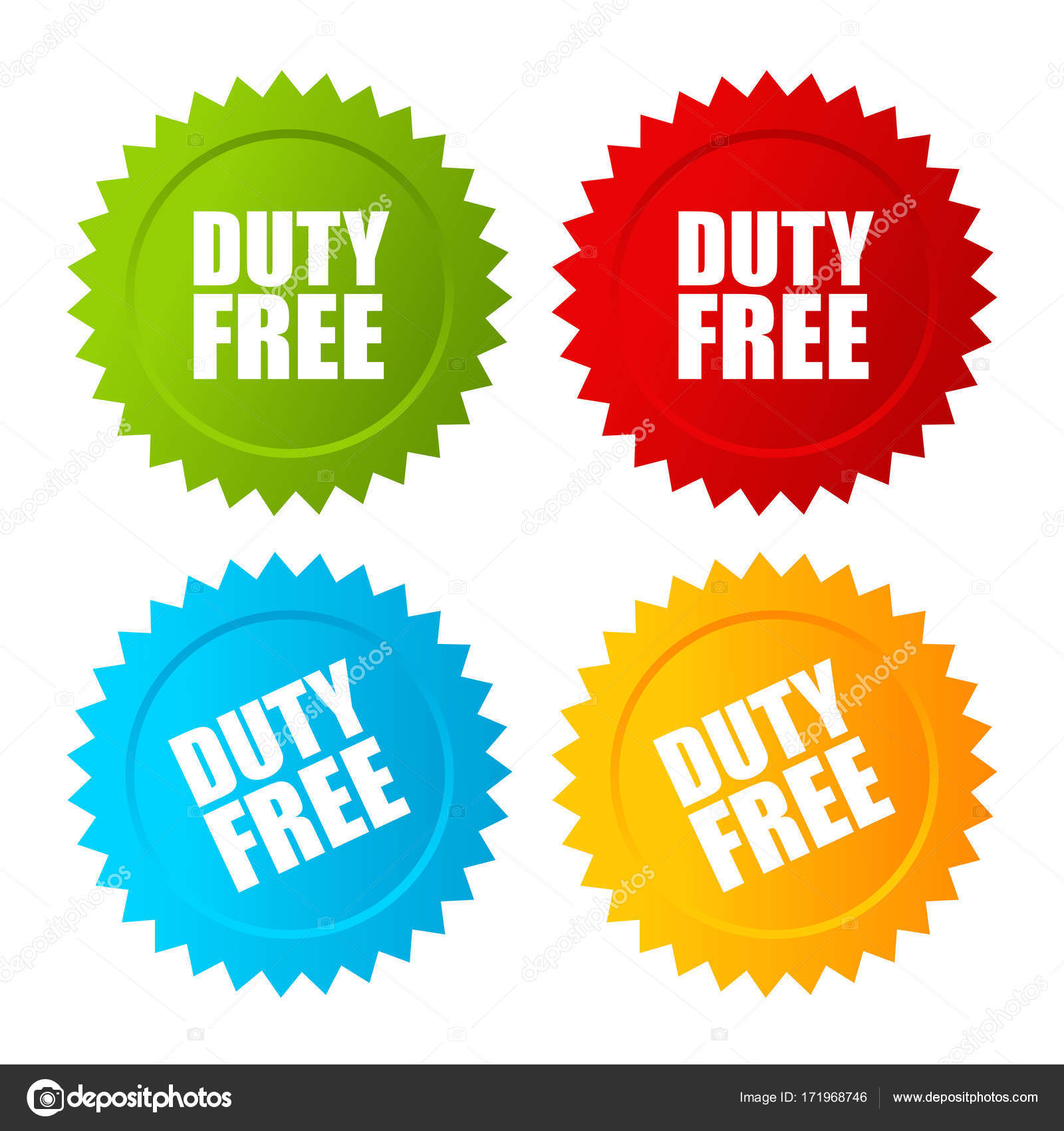 Duty free vector label Stock Vector Image by ©Arcady #171968746