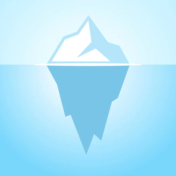 Iceberg Logo Vector Illustration Isolated White Background Stock Vector ...