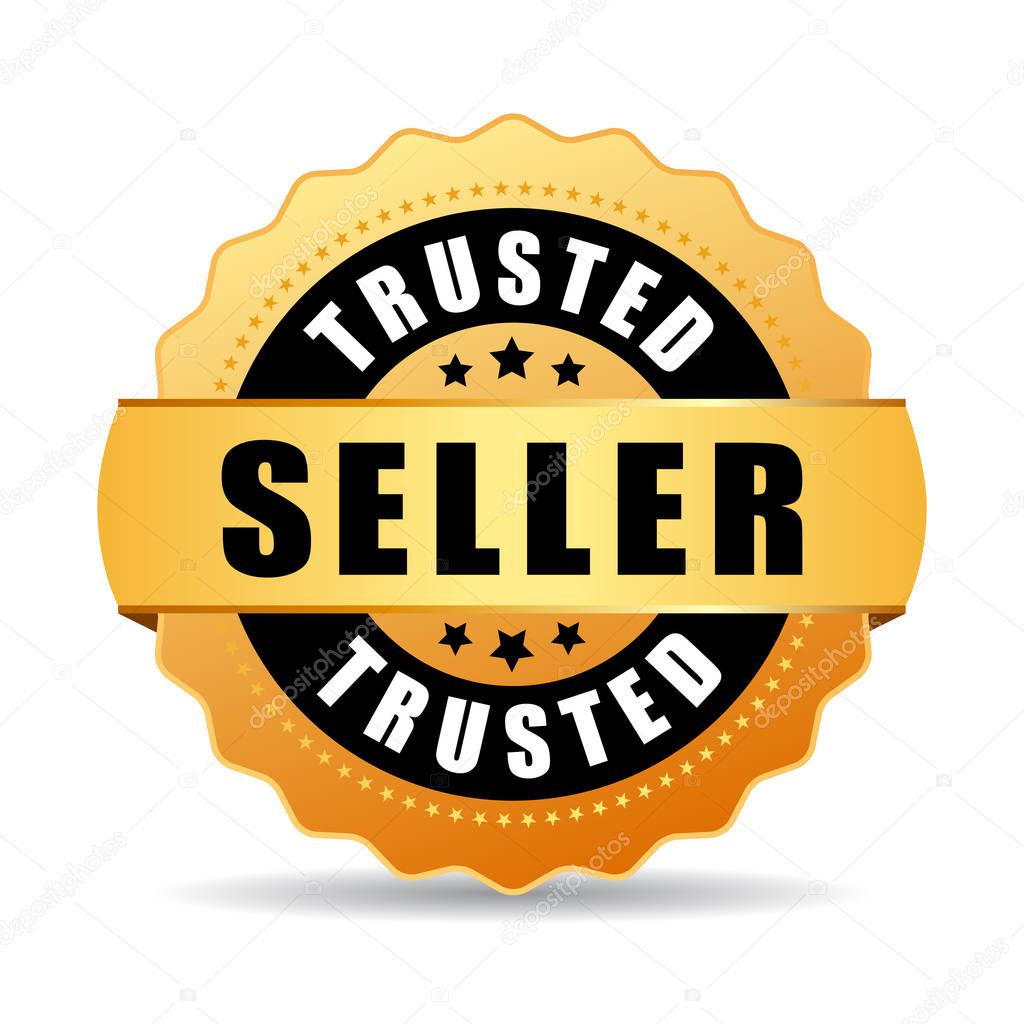 Trusted seller business vector icon — Stock Vector © Arcady #186008288