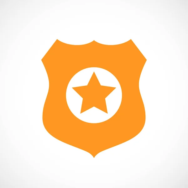 Police badge icon isolated on black, white and transparent background ...