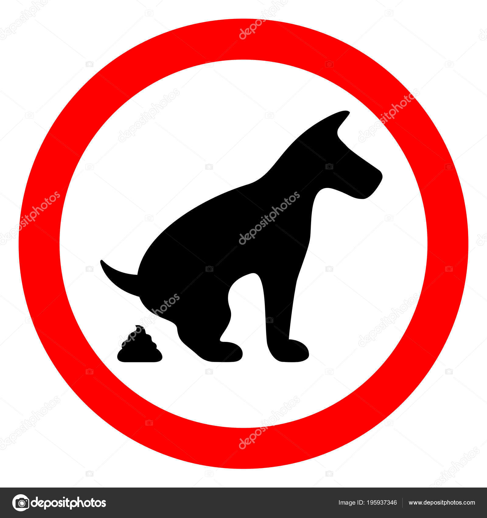 Dog Poop Sign