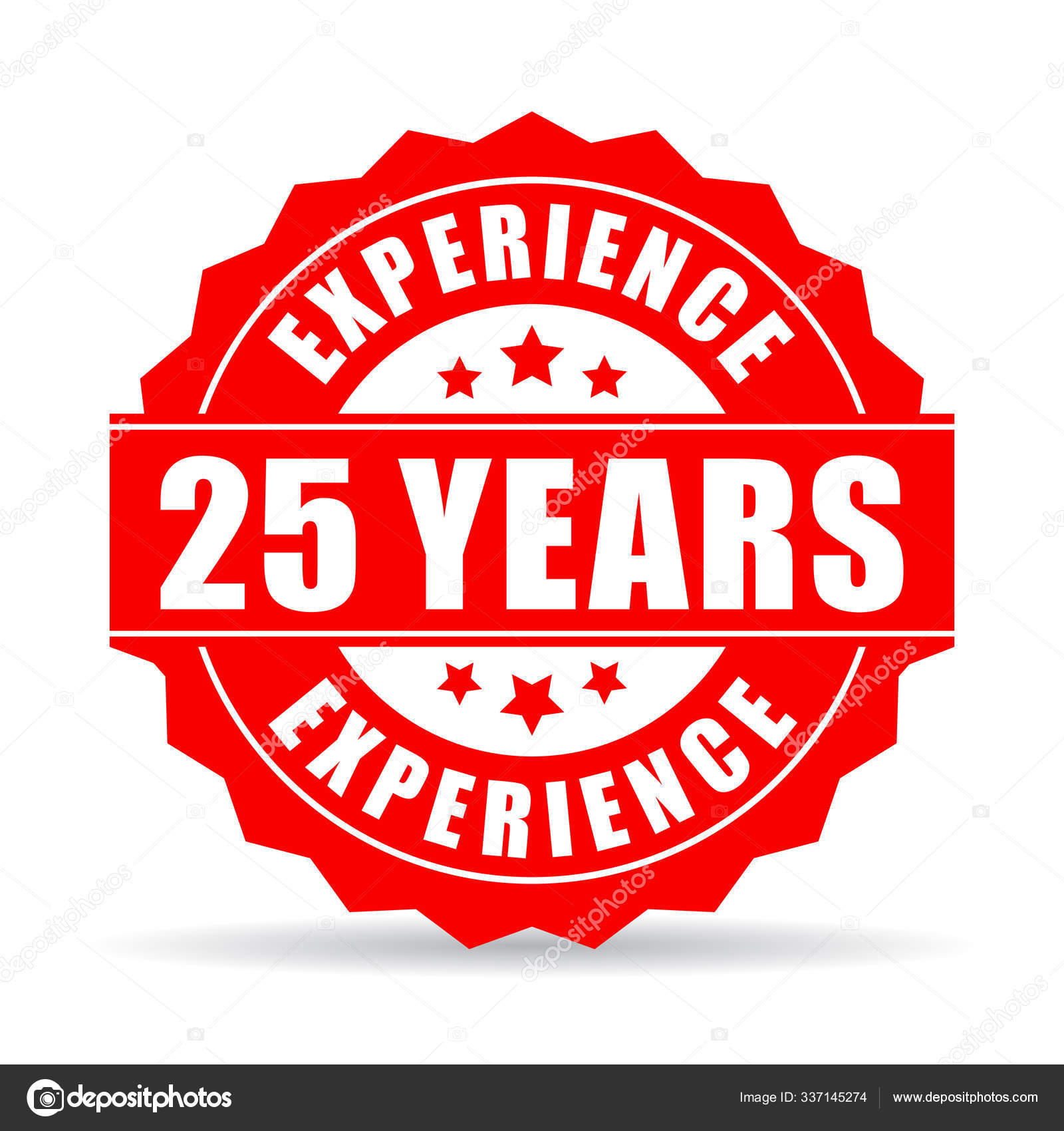 25 years experience vector flat icon Stock Vector Image by ©Arcady ...