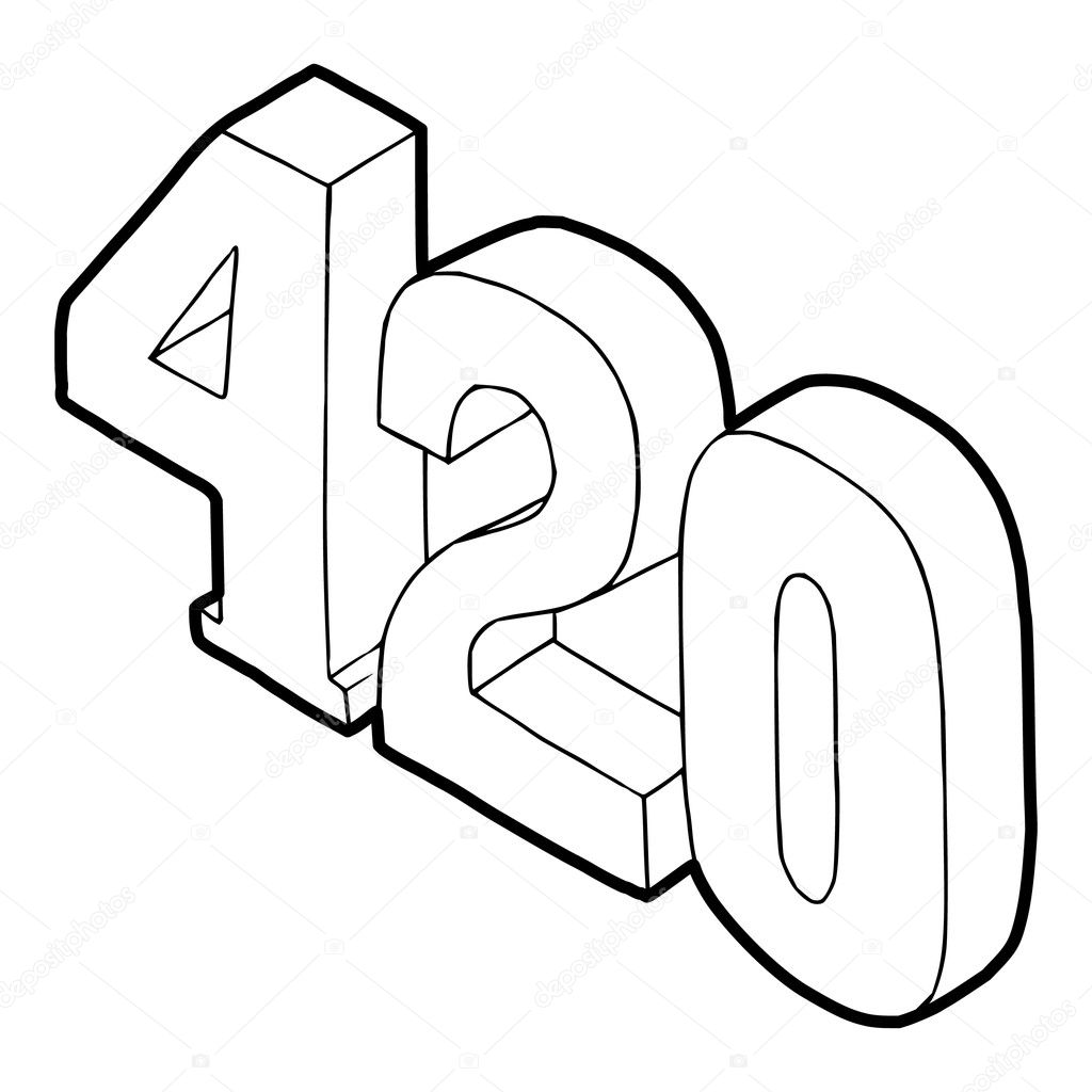 420 cannabis smoking time icon Stock Vector by ©ylivdesign 125797242