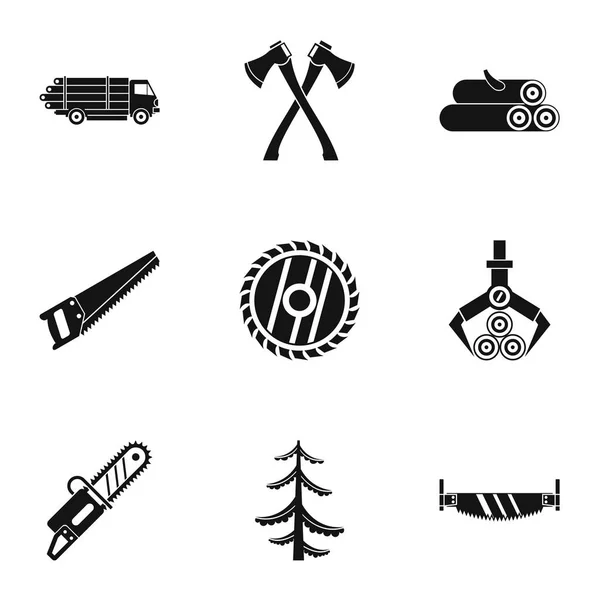 Tree cutting icon Vector Art Stock Images | Depositphotos
