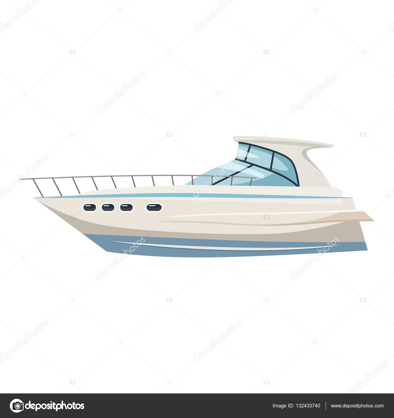 Icono de yate, estilo de dibujos animados Vector de stock #132433740 de ...