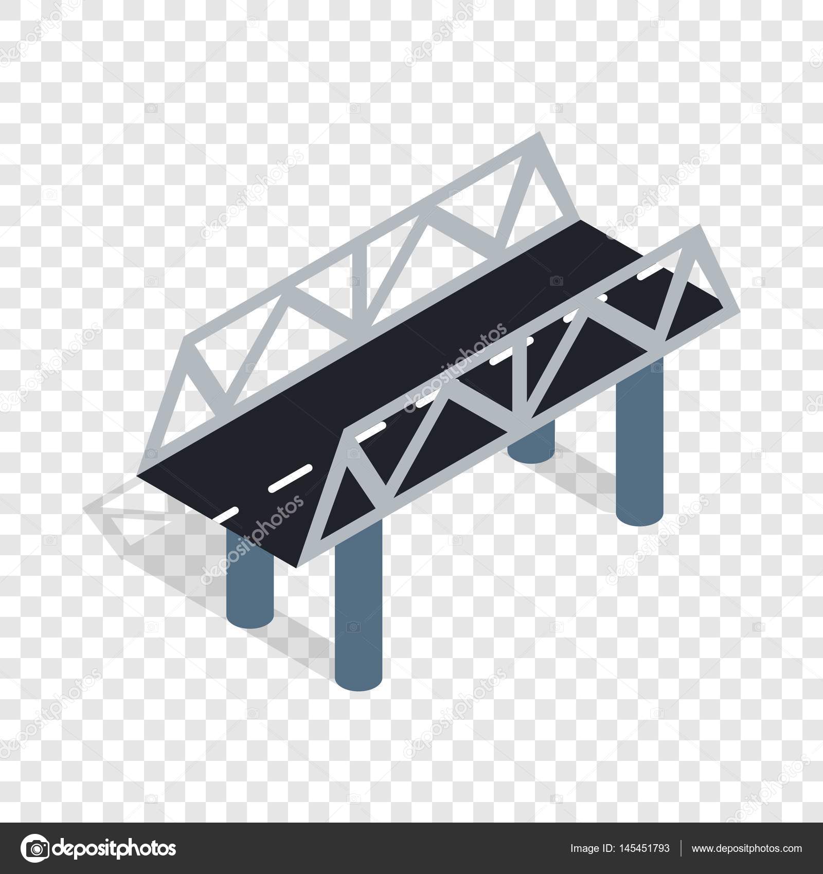 Road bridge isometric icon Stock Vector by ©ylivdesign 145451793