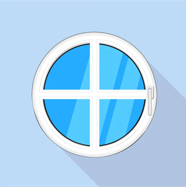 Round window frame icon, cartoon style — Stock Vector © ylivdesign ...