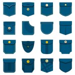 Set of various pockets designs Stock Vector Image by ©Rabotnichek ...
