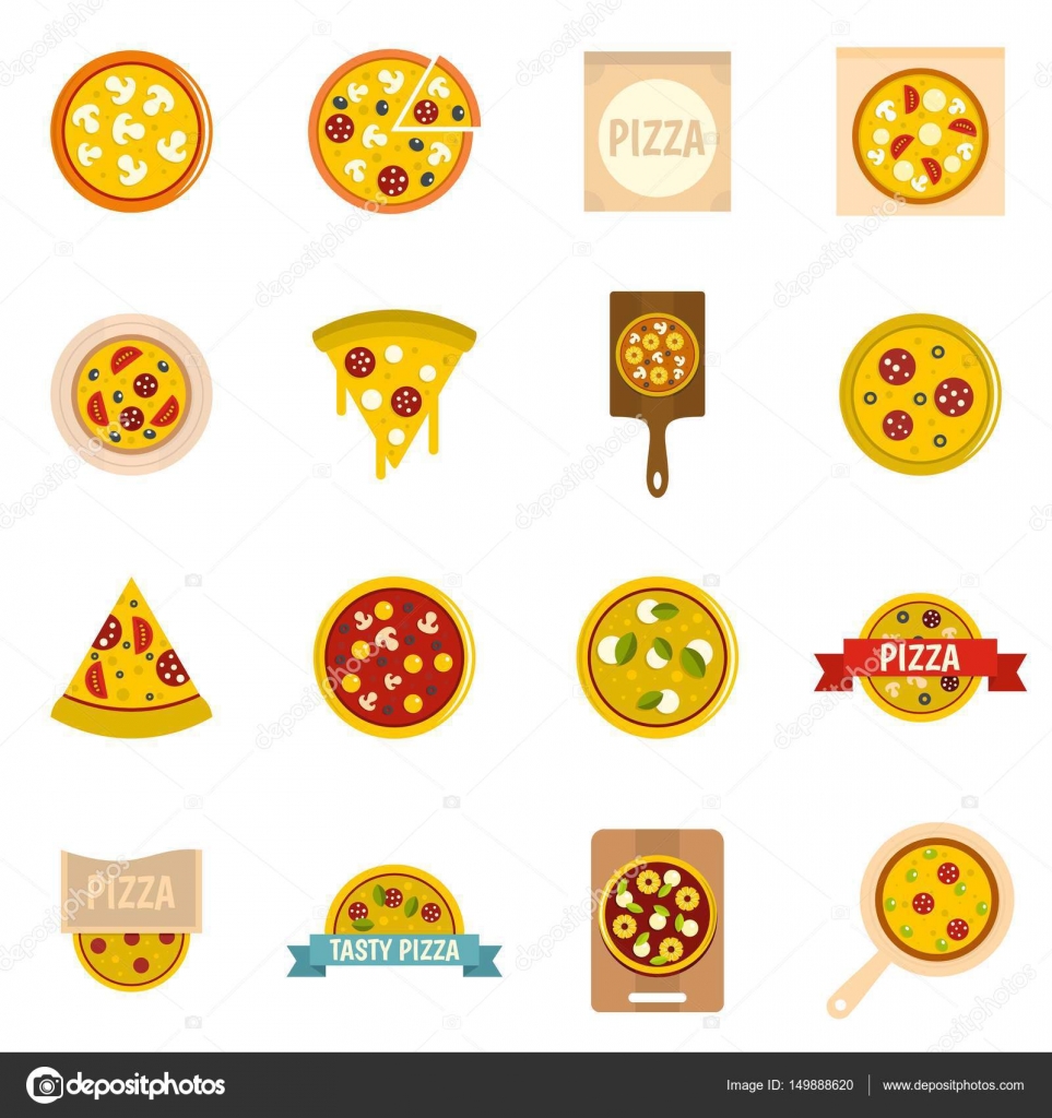 Flat Pizza Icon