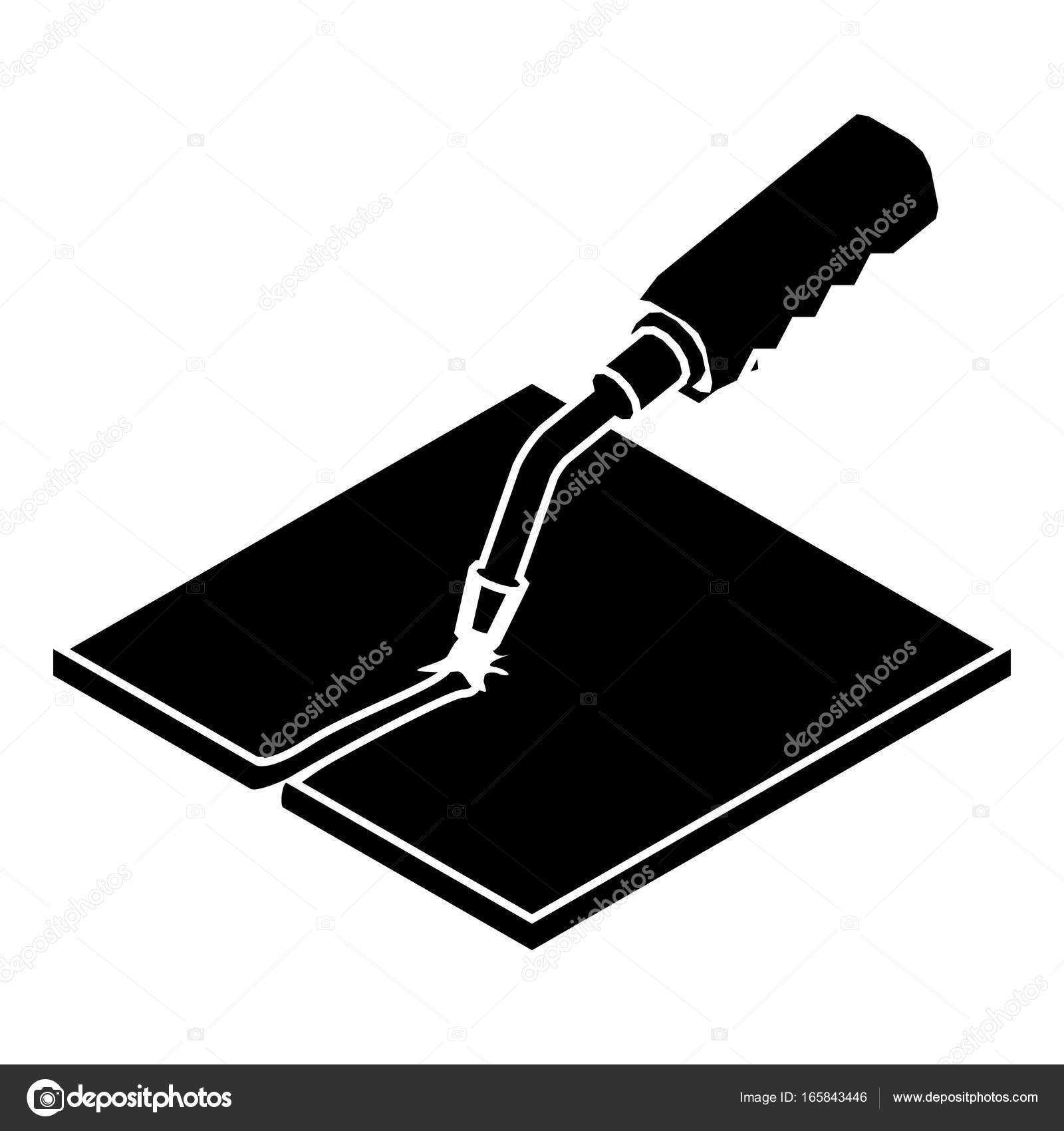Welding torch icon, simple black style Stock Vector by ©ylivdesign ...